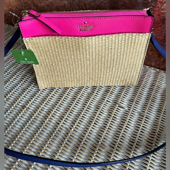 kate spade | Bags | Kate Spade Cameron Street Straw Crossbody Bags ...